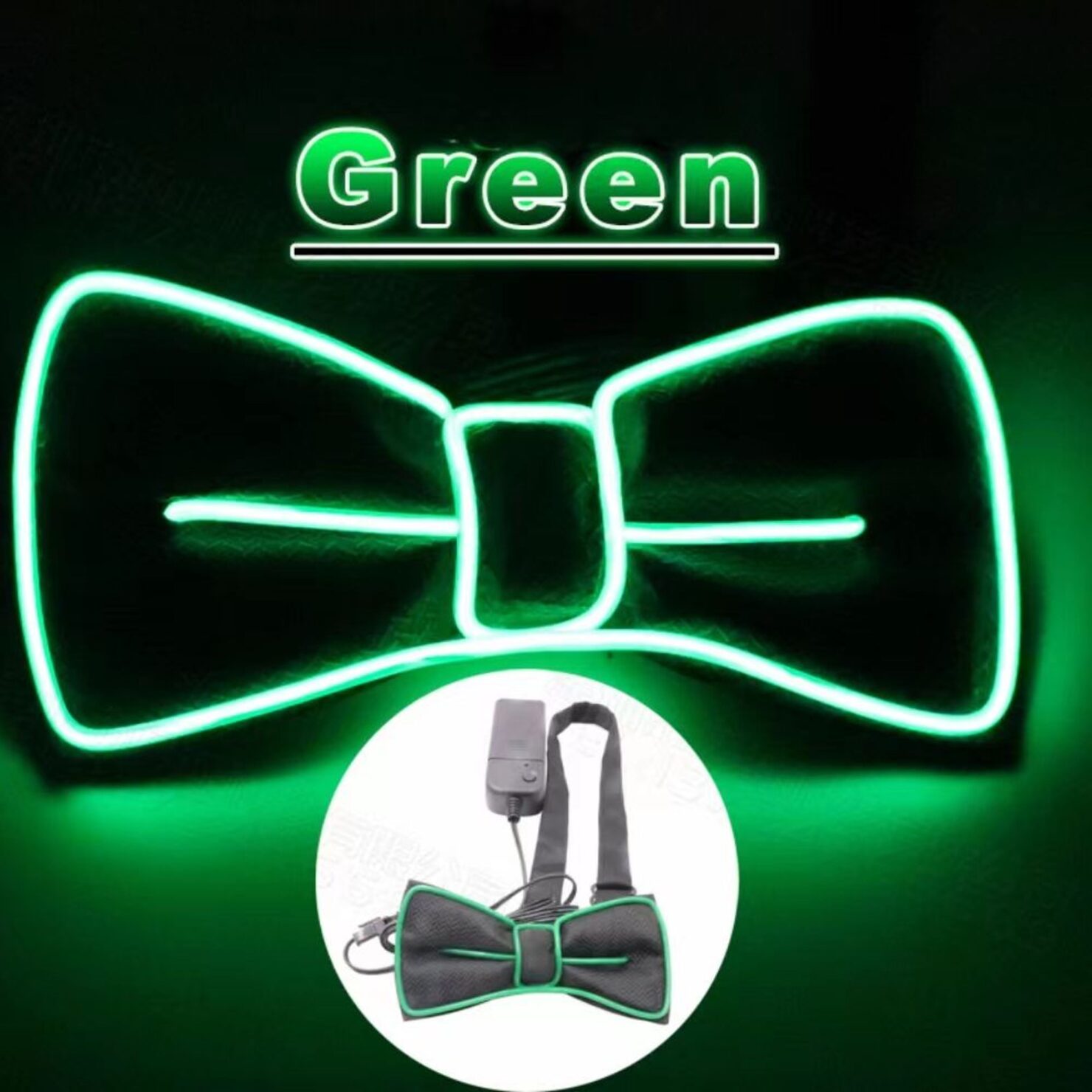 Fluga LED Grön - Festfabriken.se