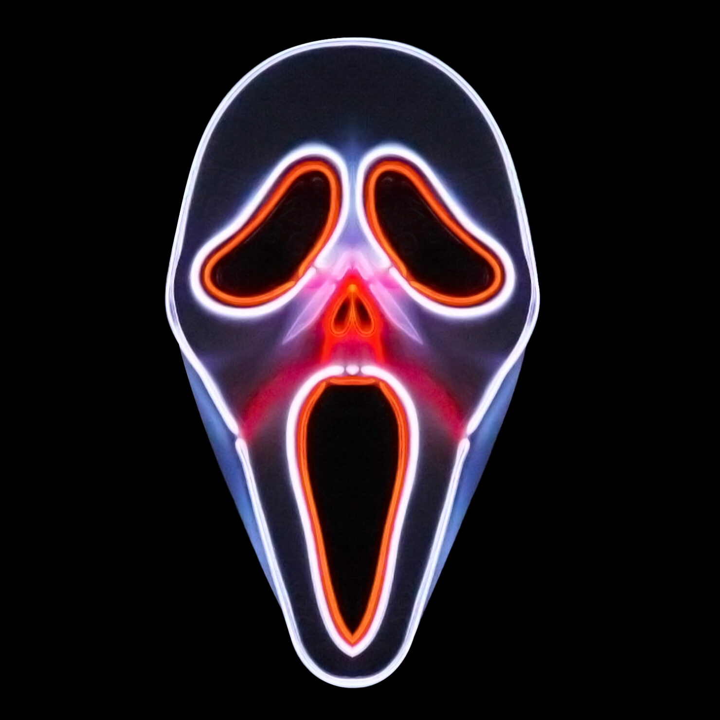 LED mask Scream - Festfabriken.se