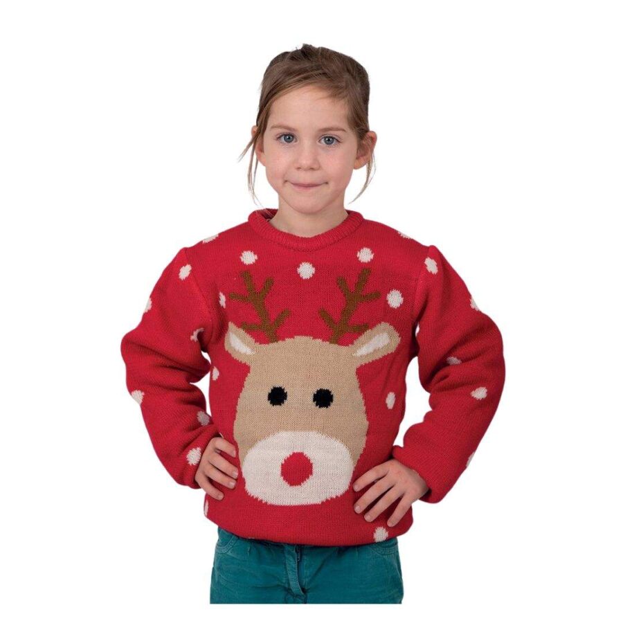 Jultröja Ren Röd Barn